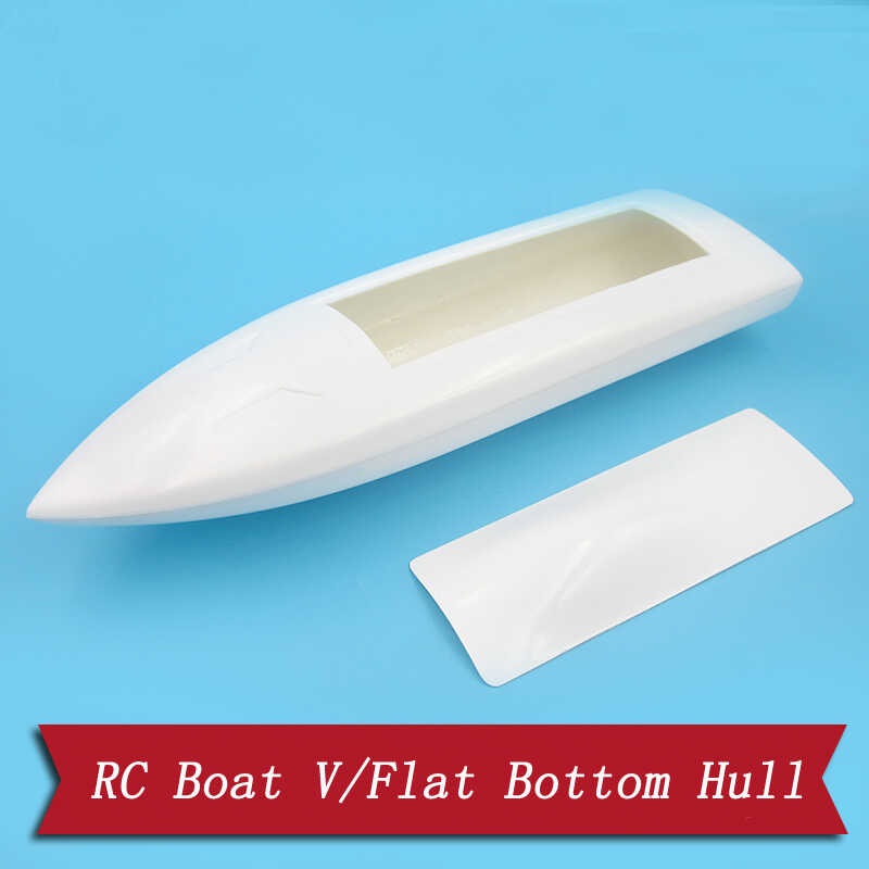 DIY RC Laruan Boat FRP Boats Hull Shell V-Bottom 2440 Brushless Motor ...
