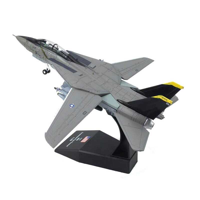 1/100 F14 Tomcat Model Toys F-14A/B Fighter Diecast Metal Plane Model ...