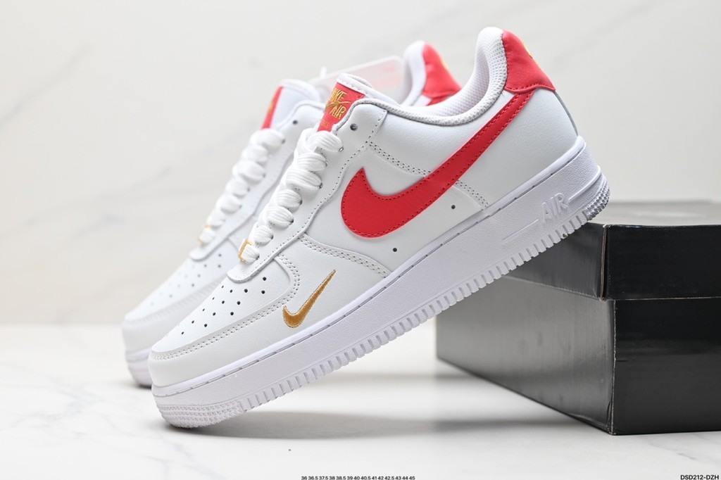 Nike AIR FORCE 107 Sneakers White Green For men Casual shoes women ...