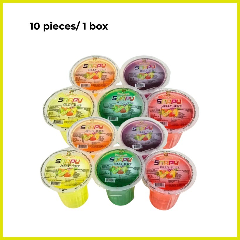 ∏ 1 Box (10pcs) Snappy Jelly Juice with Nata de Coco | Shopee Philippines