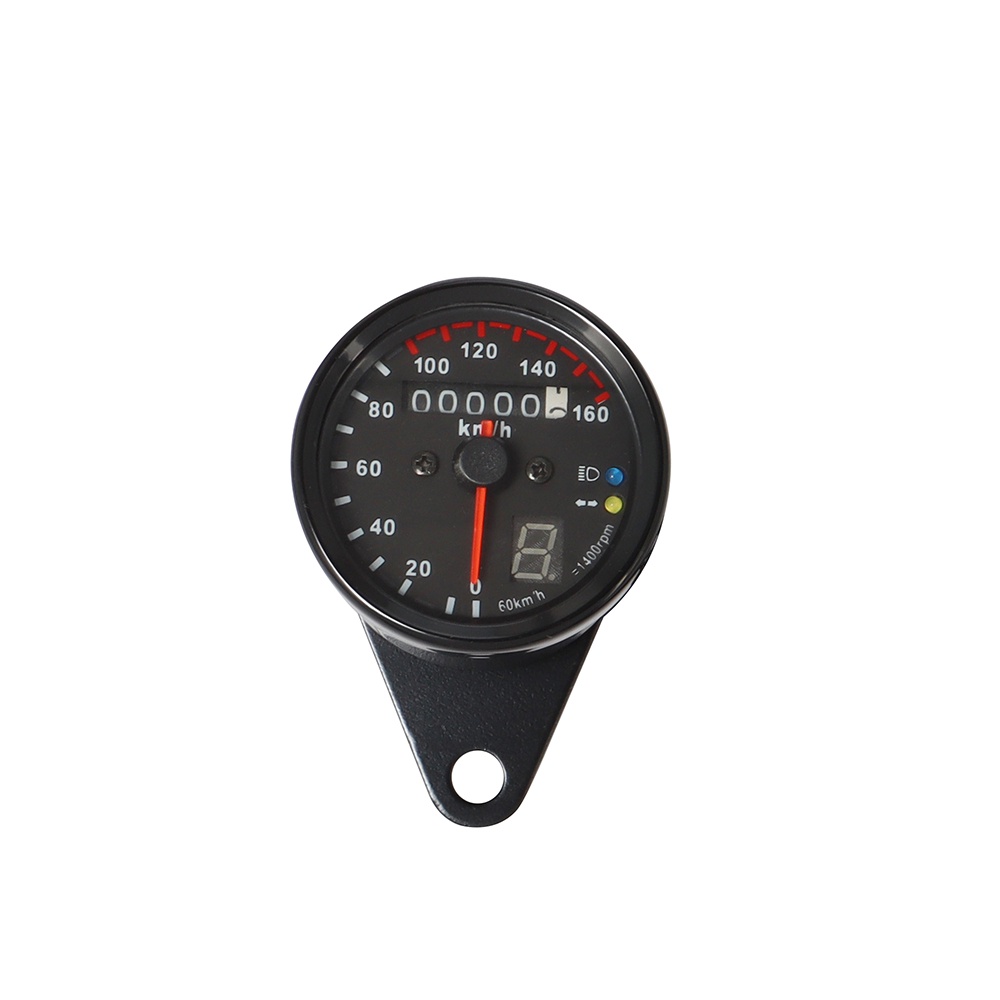 Universal 12V Motorcycle Speedometer Odometer LED Digital Indicator ...