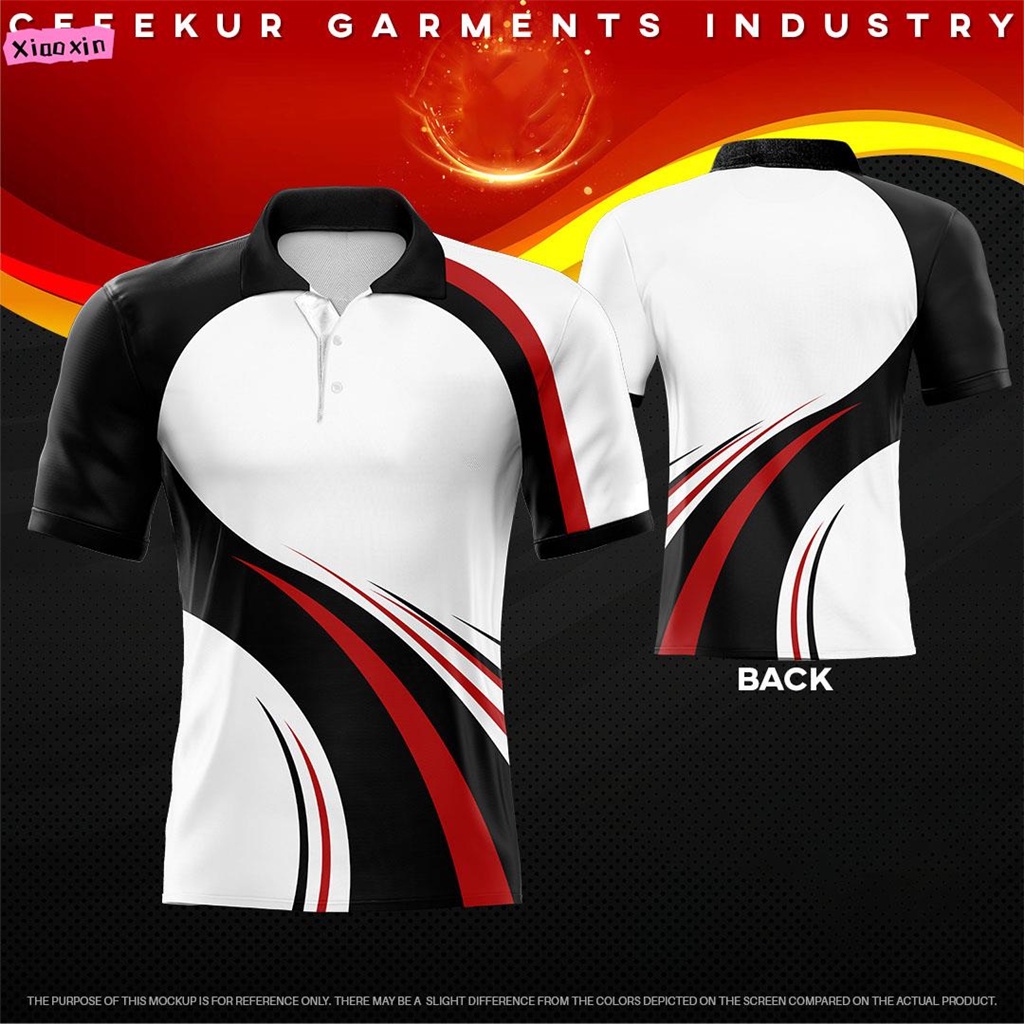 !!Ready Stock!!Quick Dry Full Sublimation Code Polo Shirt with logo ...