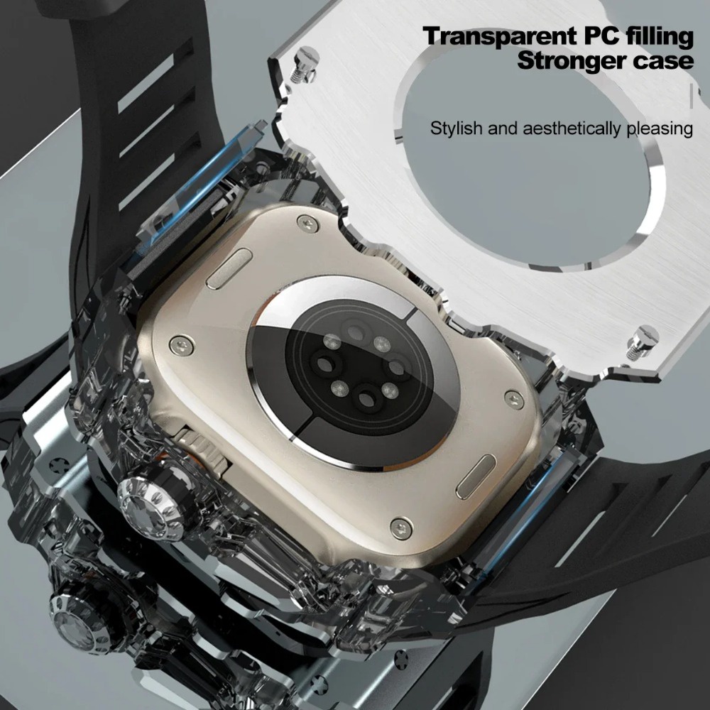 Stainless Steel Case for Watch Ultra 2 Band 49mm 45mm 44mm Modification ...