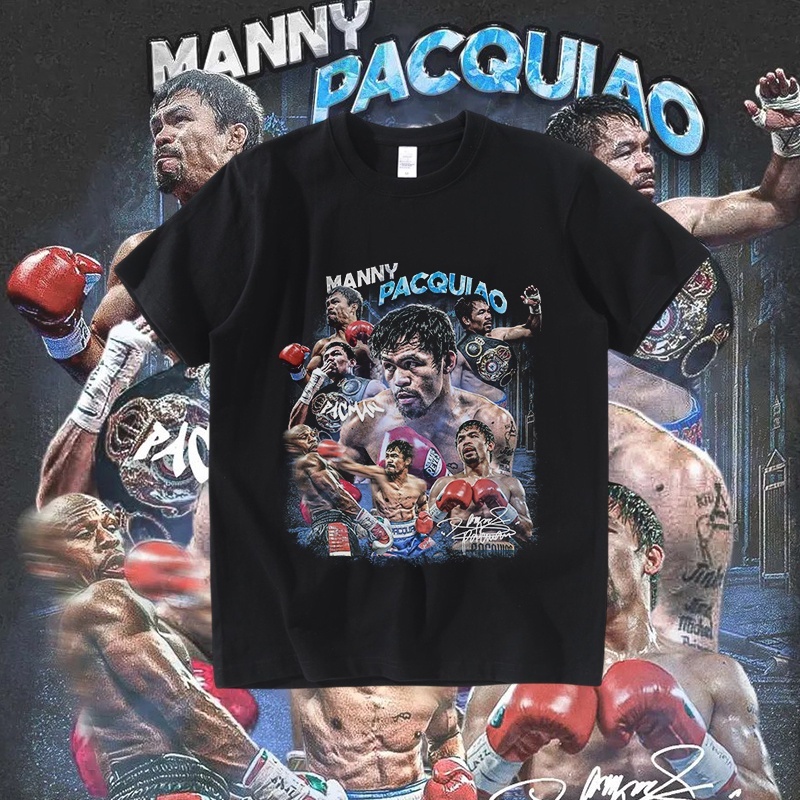 Boxer Tshirt For Men Manny Pacquiao Vintage Graphic Printed Shirt ...
