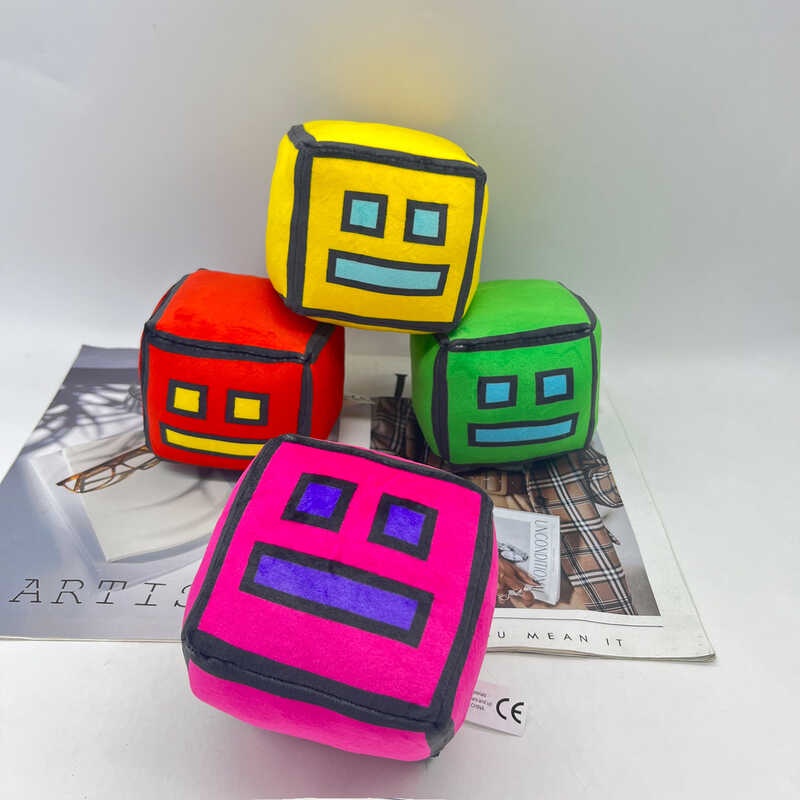 Geometries Dash Plush Geometries Dash Toy Soft Stuffed Animal Game ...