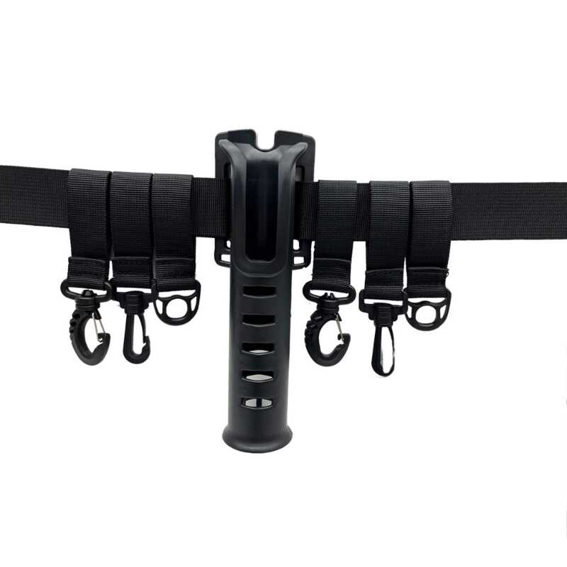 Fishing Rod Holder Belt Adjustable Fishing Wader Wading Belts para sa ...