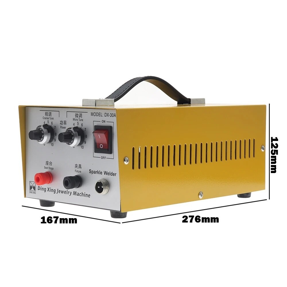 30A Miniature Laser Jewelry Spot Welder Touch Welder Small Stainless ...