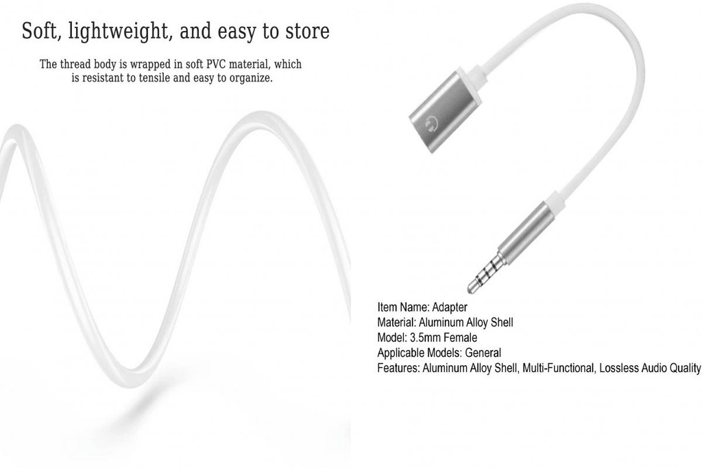 Male to Female Type C Audio Cable Premium Sound Quality Headphones ...