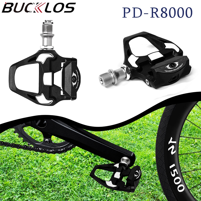 BUCKLOS SHIMANO Cleats Pedal PD-R8000 SPD-SL Road Bike Cleat Pedals ...