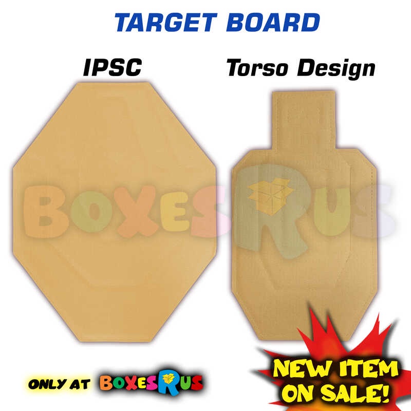 Target Board for Shooting IPSC or USPSA Corrugated Cardboard by Boxes R ...