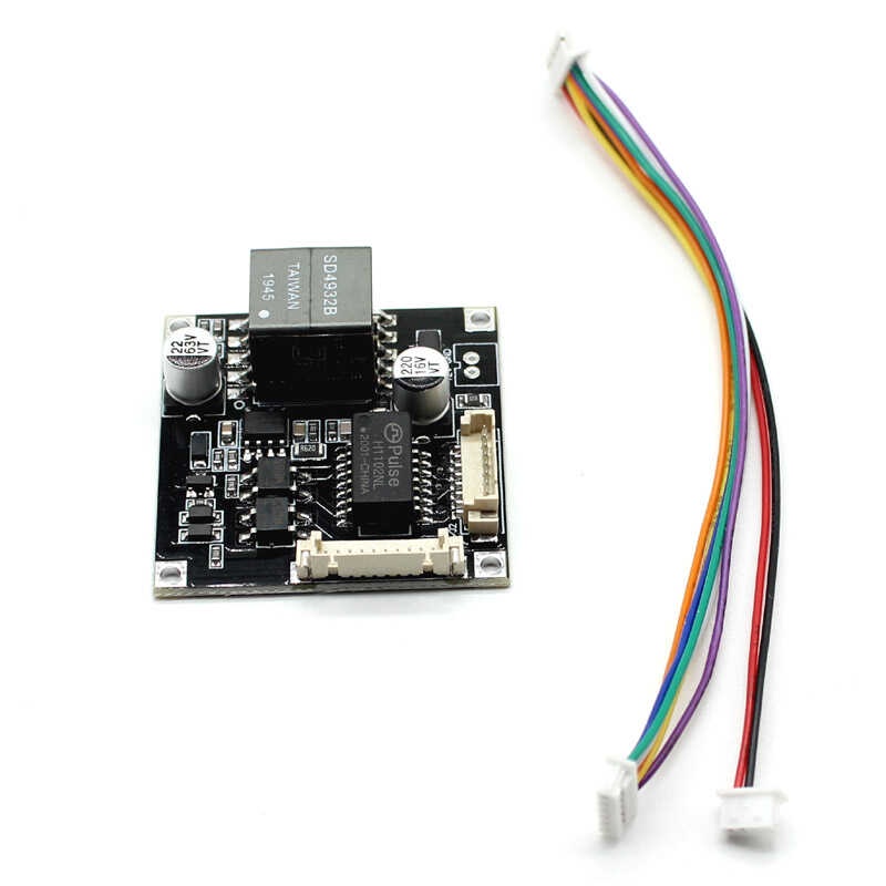 CCTV IP Camera Module PCB Board 12V Output Power Over Ethernet Ieee802 ...