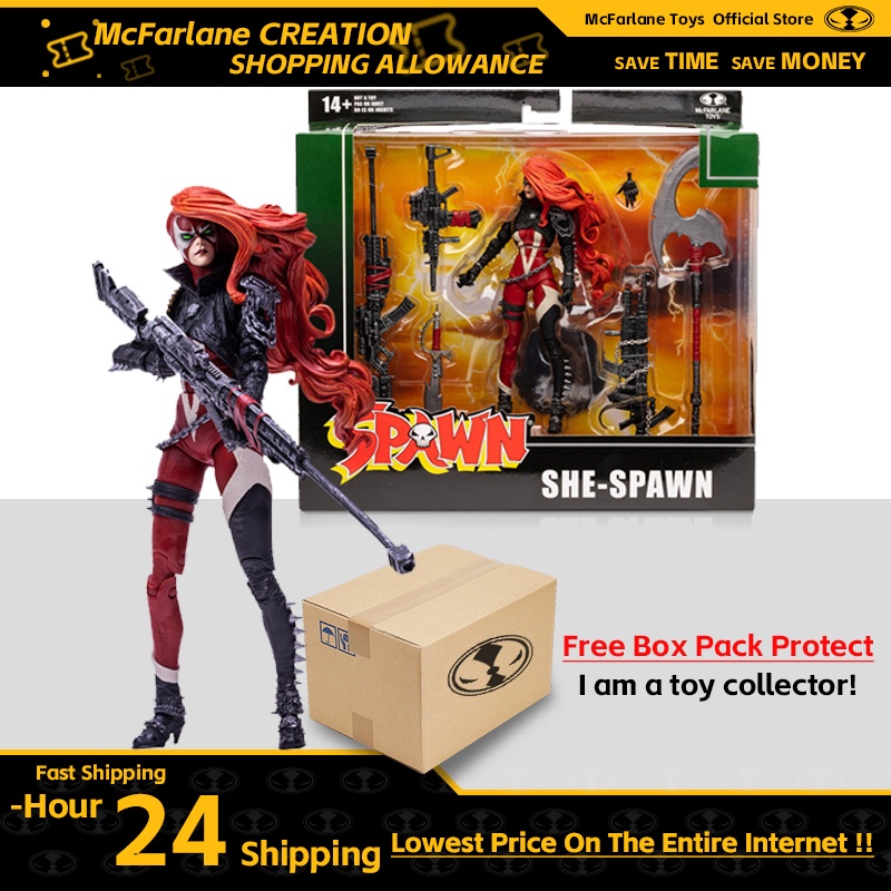 【TERAZO】 She Spawn (Spawn) Deluxe Set 18cm Action Figure Doll Model ...