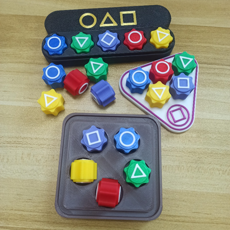 2025 Gonggi Game 3D Print Squid Game Gong Gi Toy Game Jack Stone Gongi ...