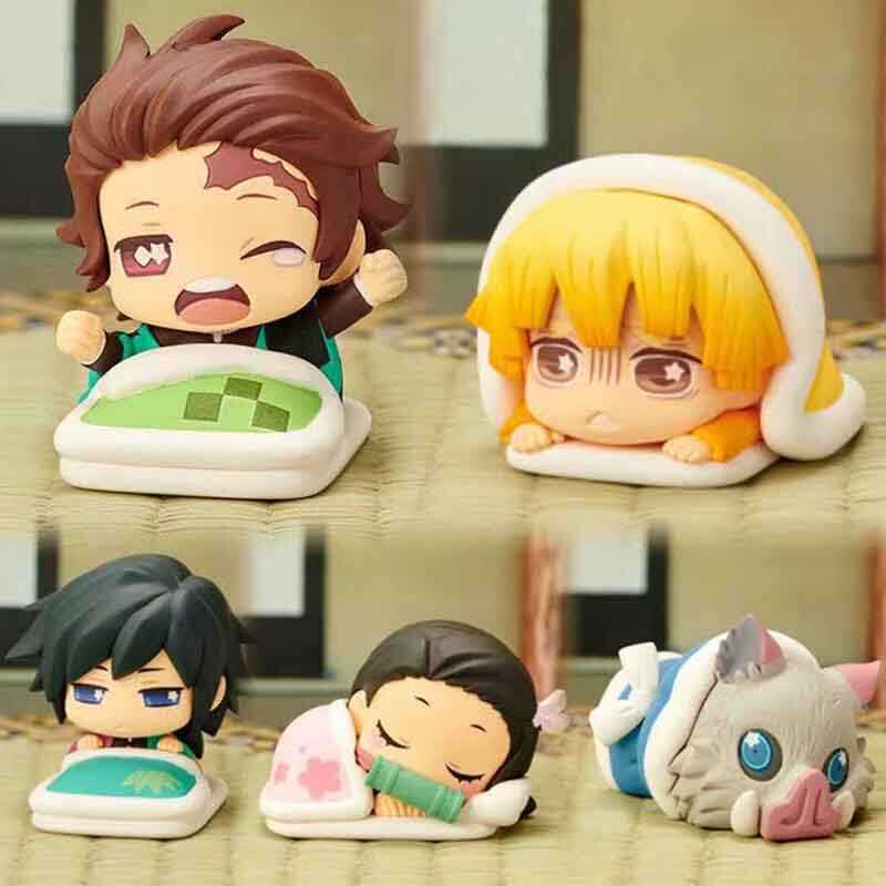 Demon Slayer Sleep Doll Agatsuma Zenitsu Tanjirou Nezuko Inosuke ...