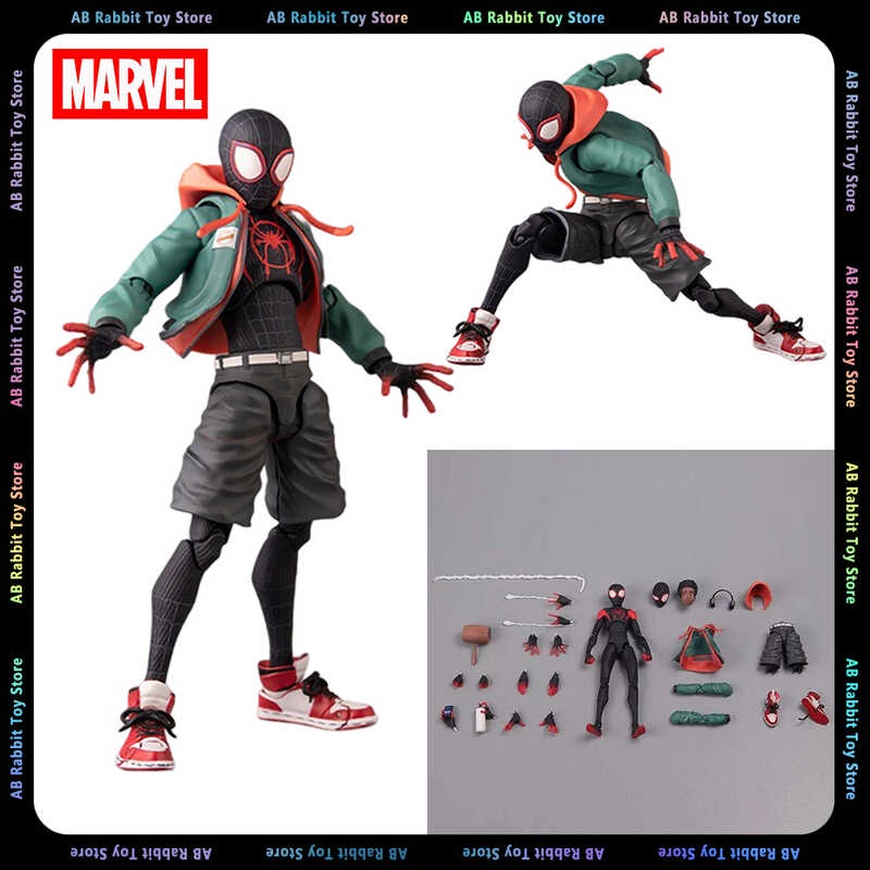 ML Legends Sentinel Spider-Verse Miles Action Figure SV SHF Spiderman ...