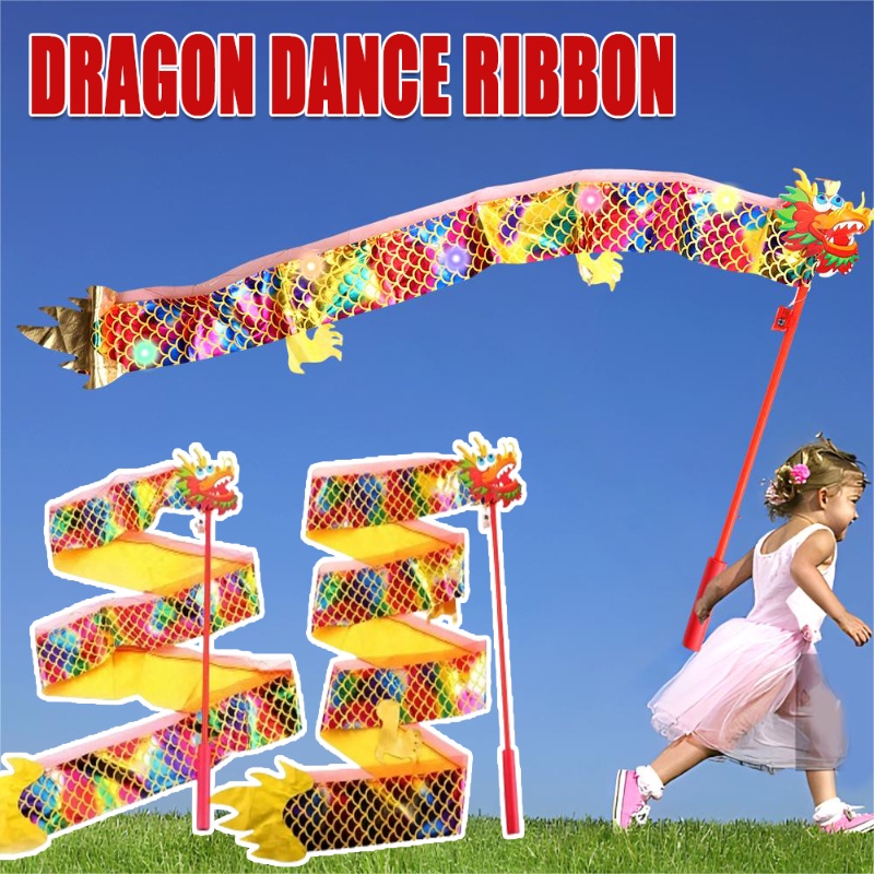 Luminous Dragon Ribbon with Adjustable Flashing Lights / Spring ...