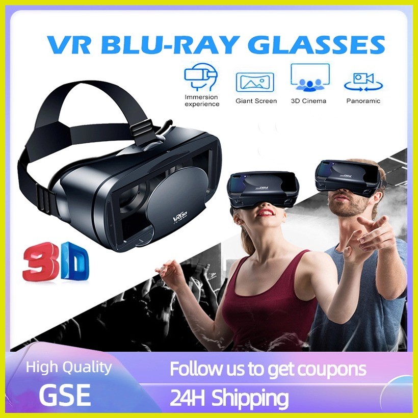 VR Box android phone 3D Immersive Movies Game Glasses Controller Virtual Reality For 5-7inch ...