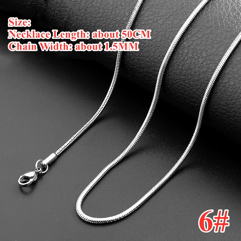 Stainless Steel Sweater Chain Necklace - Trendy Layered Jewelry for Men ...