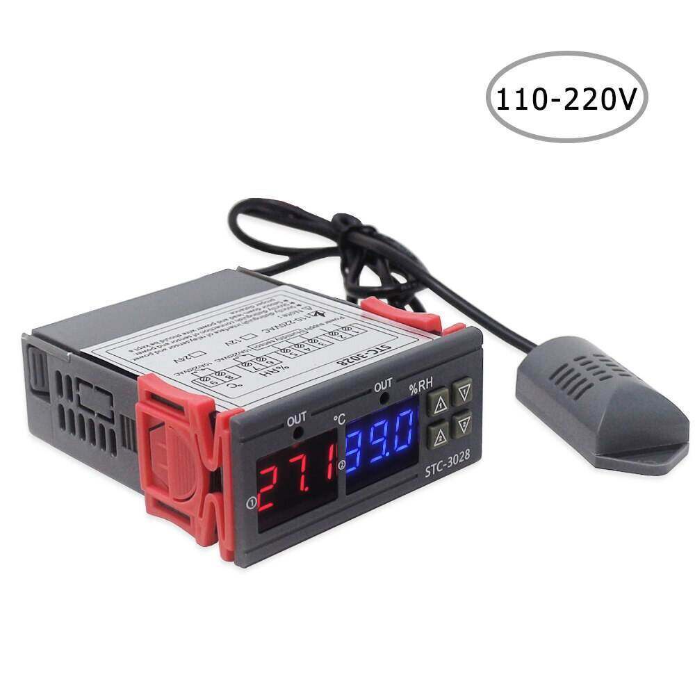110-220V humidity control digital temperature regulator with integrated ...