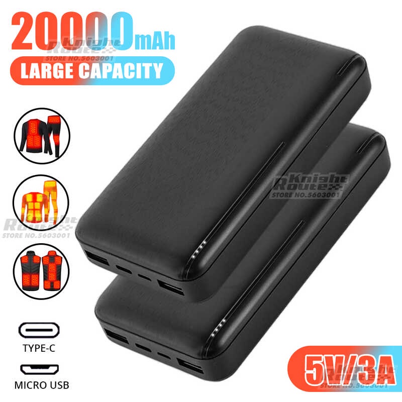 Power Bank 5V/20000mAh/3A Portable Charging Power Supply Mobile Phone ...
