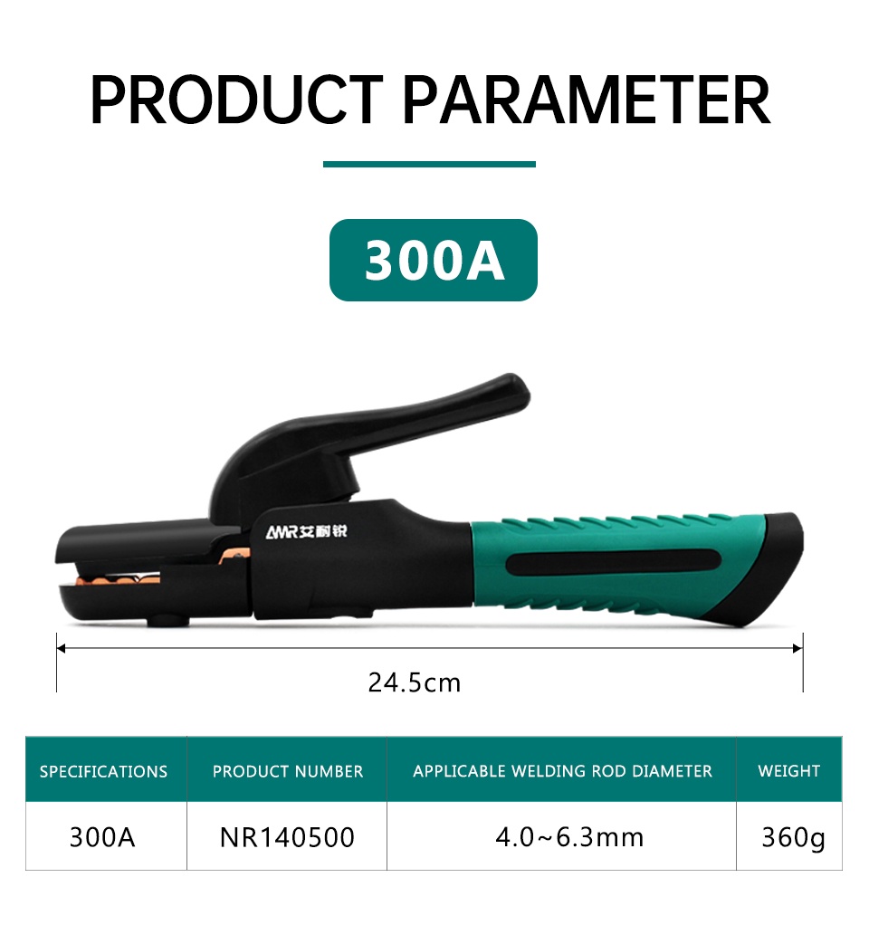 AMR Welding Electrode Holder 300 A Copper Heavy Duty Jaw Holding Pliers ...