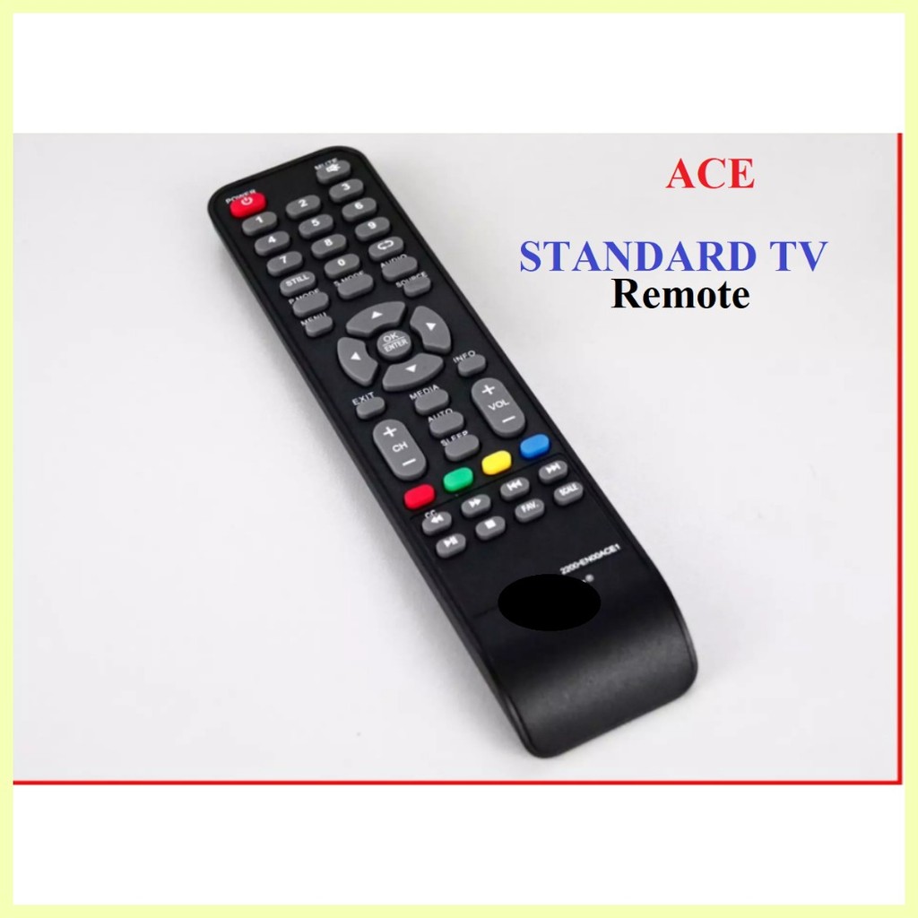 ♀ ACE Remote Ace Standard TV Remote Control ACE LED TV Remote ...
