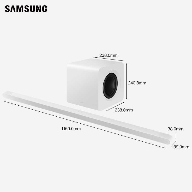 Echo Samsung/Samsung Wall Hw-S801d Slim Speaker Ultra Thin Dolby Atmos ...