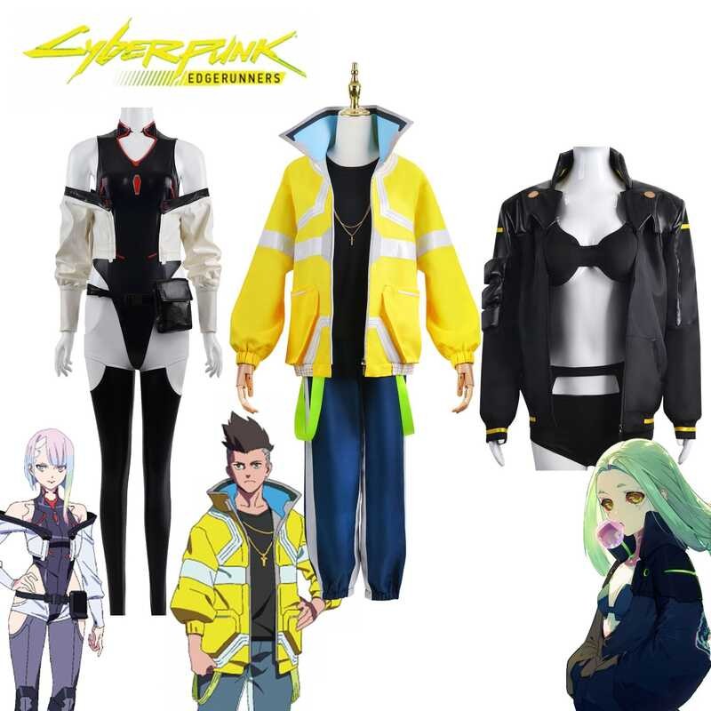 Edge Cyberpunk Walker cosplay David C costume Lucy Rebecca 2077 costume ...