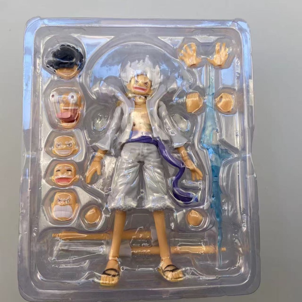 Action Figure One Piece SHF Luffy Gear 5 Nika Articulado Zoro Ace ...