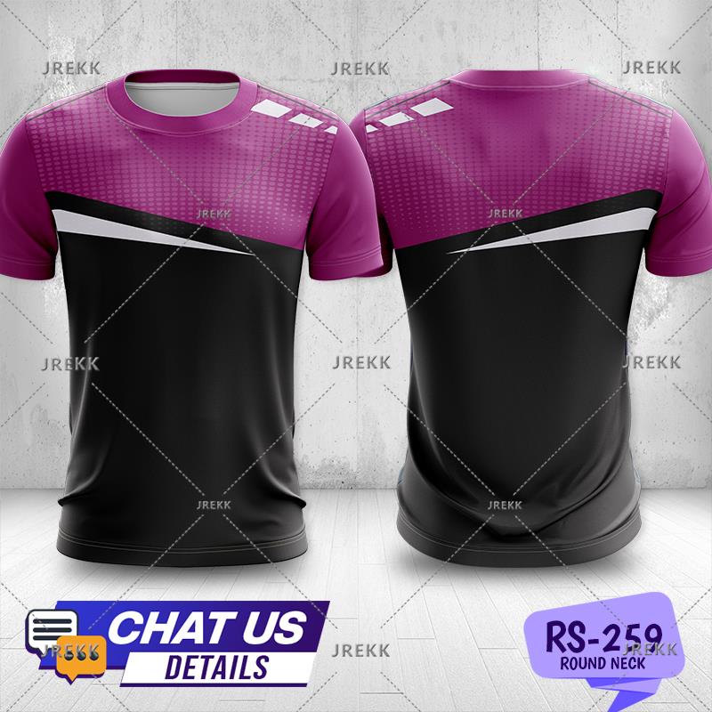 Personalized FULL SUBLIMATION Black & Violet Design/Color Company ...