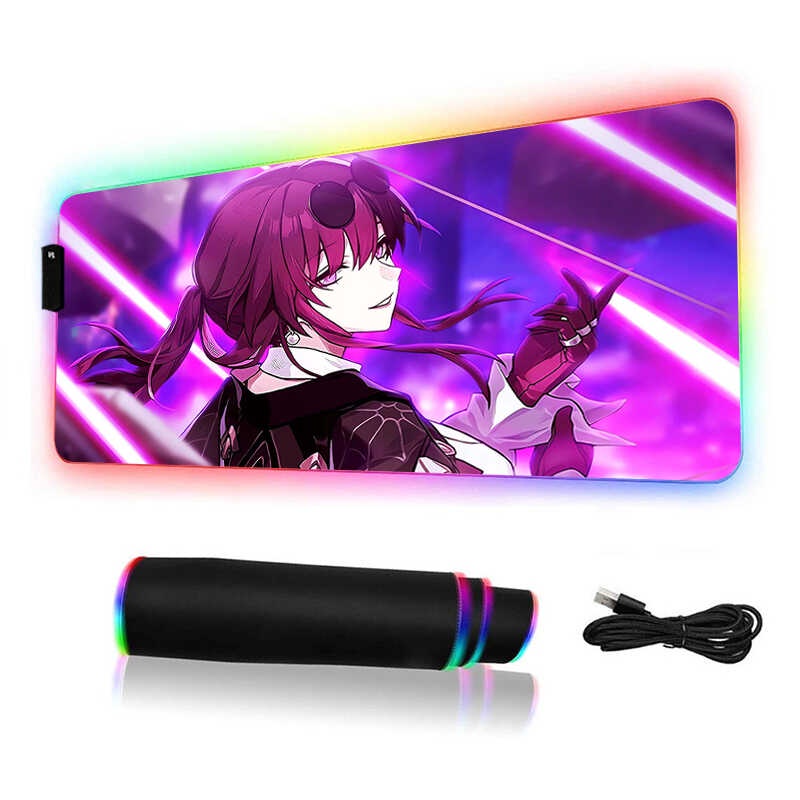 Kafka Blade Honkai Star Rail Mouse Pad RGB Gaming Accessories Luminous ...