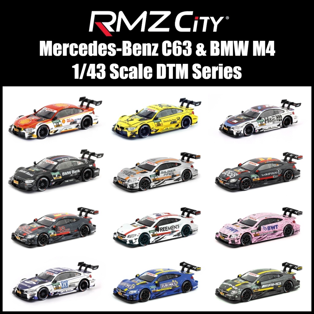 1:43 Scale RMZ City Toy Diecast Vehicle Model M4 DTM Super Factory Team ...