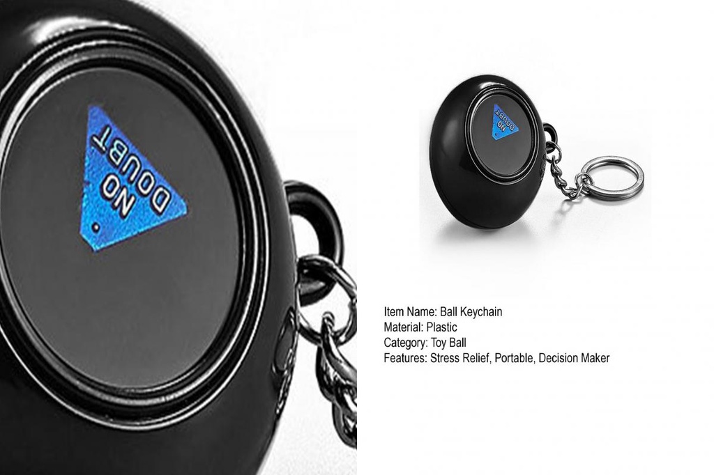 Prophecy Ball Keychain Decision Making Prophecy Ball Portable Fortune ...
