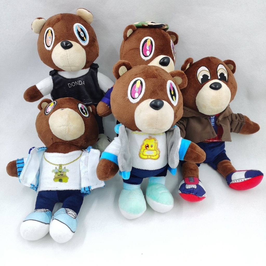 Kanye teddy bear Plush,I wonder Kanye bear Dolls & Stuffed Toys ...