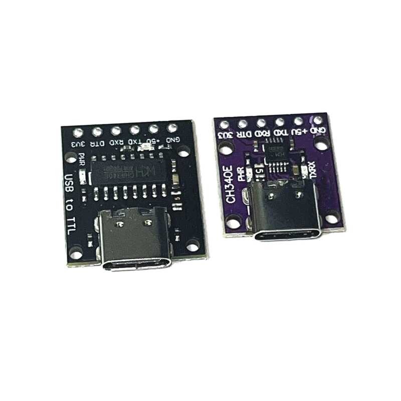 CH340E CH9340C upgrade board USB to TTL module can be used as a PRO MINI downloader | Shopee ...