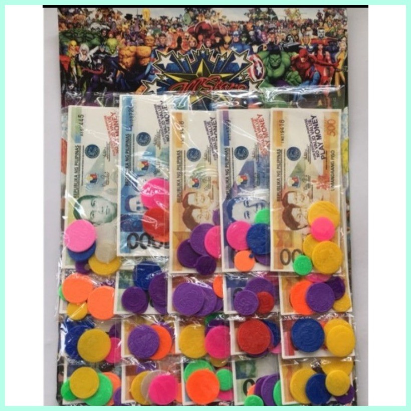 20pack Play Money/Coins Wholesale (20 PACKS in 1 Bundle) | Shopee ...