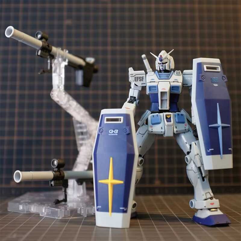 012 GTO Ganso Double Shield HG 1/144 Rx-78-2 G3 Color Scheme Assemble ...