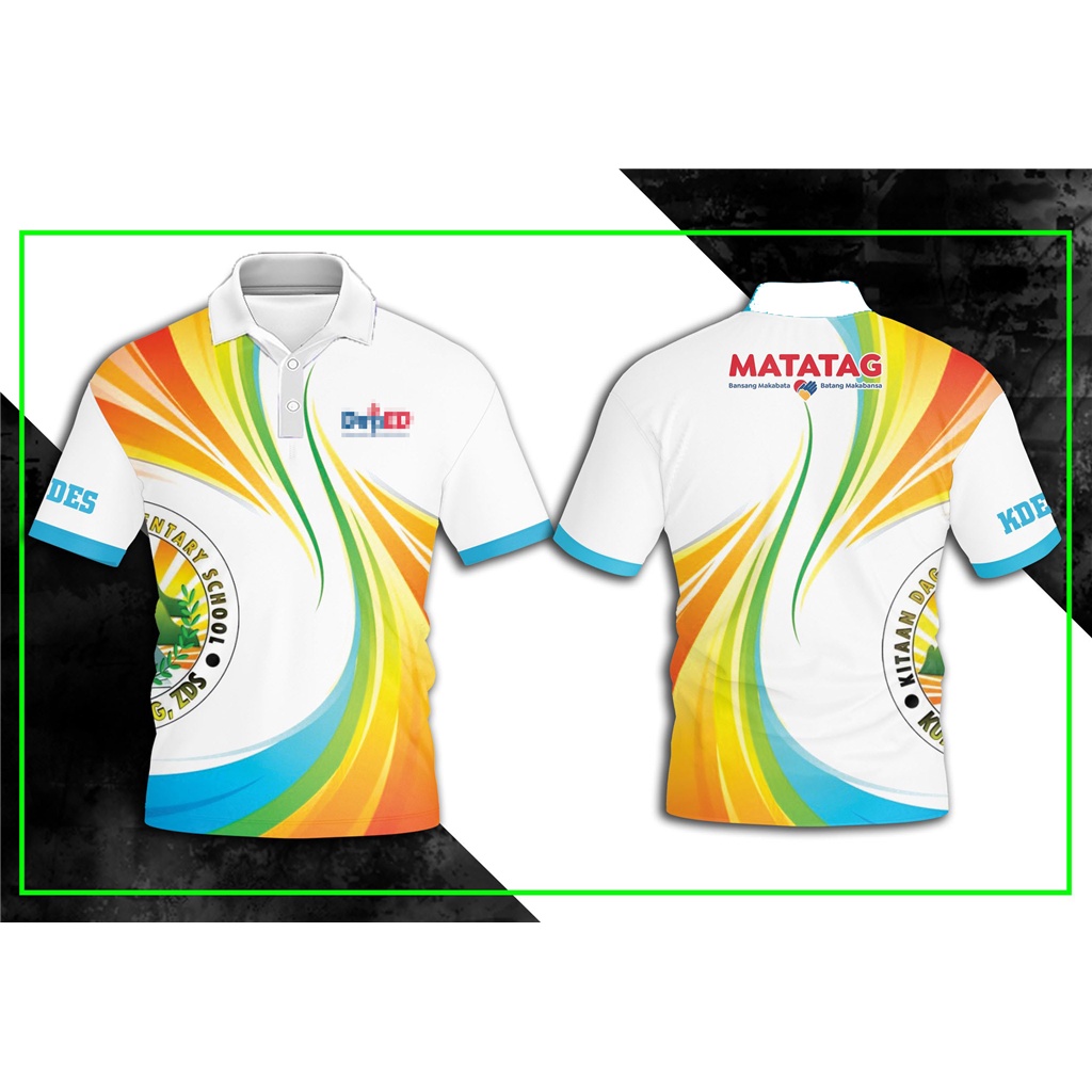 MATATAG UNIFORM SUBLIMATION CODE-POLO-S3205 DEPED BADGE | Shopee ...