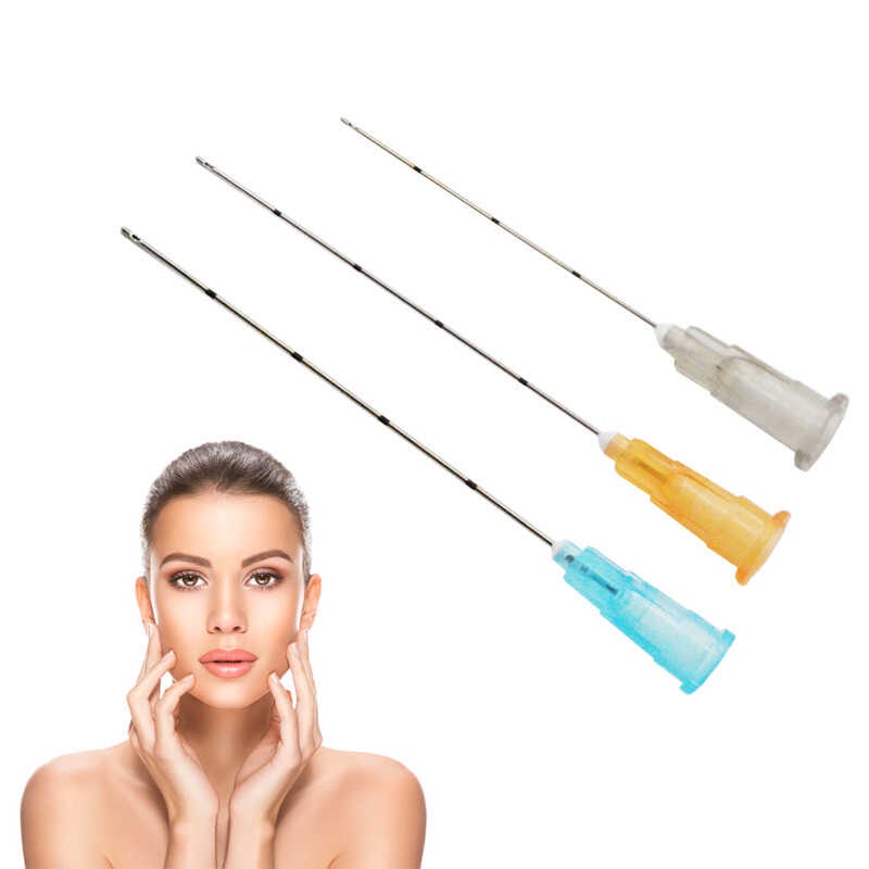 Medical Safety Injection Face Skin Inject 30G 25Mm Blunt Cannula Needle ...