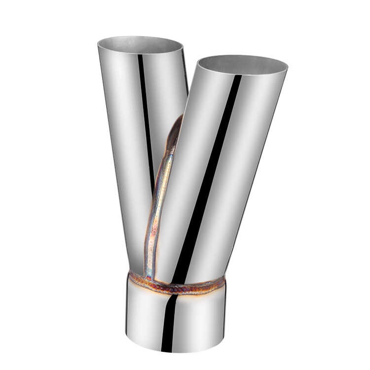 Customized Outer Diameter Car Exhaust System Y Tee Pipe Stainless Steel ...
