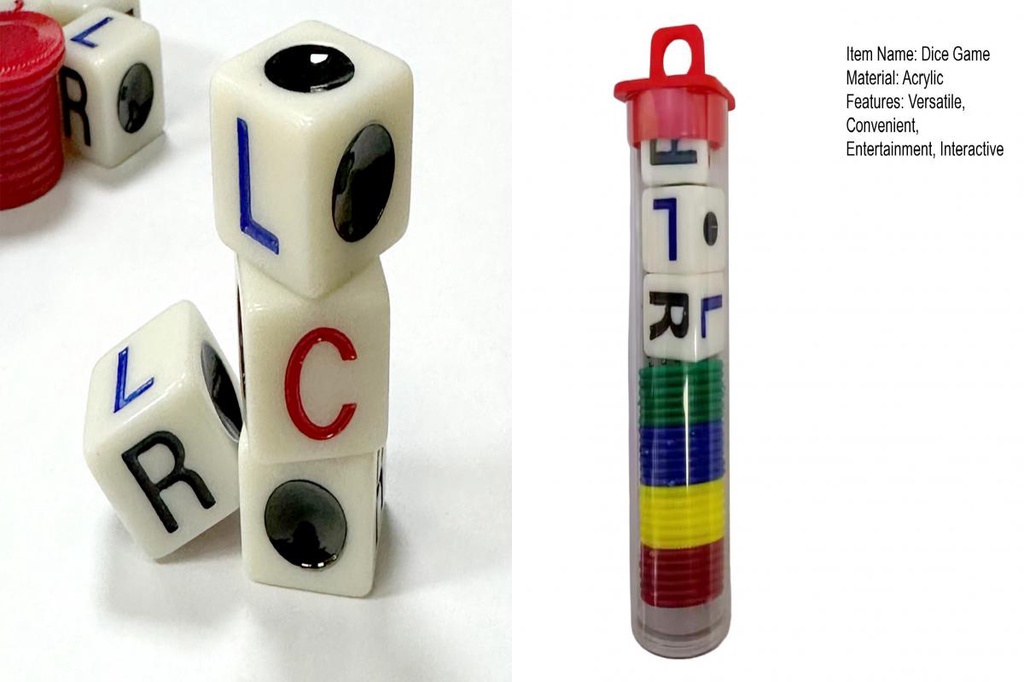 shchuani Fun Dice Game for Parties Social Dice Game Interactive Left ...