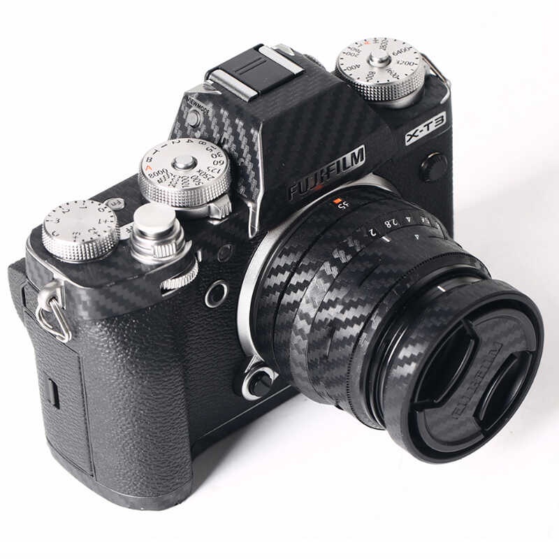Carbon Fiber Camera Anti-Oxidation Sticker Para Sa Fujifilm X-T30 X-T3 ...
