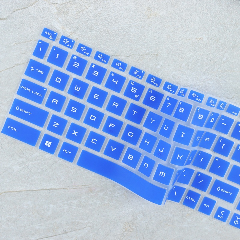 Silicone Keyboard Cover Protector Skin for MSI Katana 15 B12VFK b12v ...
