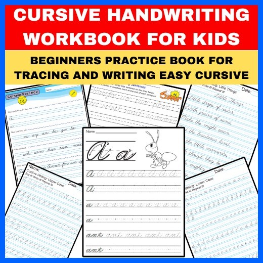 ♨ ♠ All in One CURSIVE WRITING (Dikit dikit) with NAME TRACING and ...
