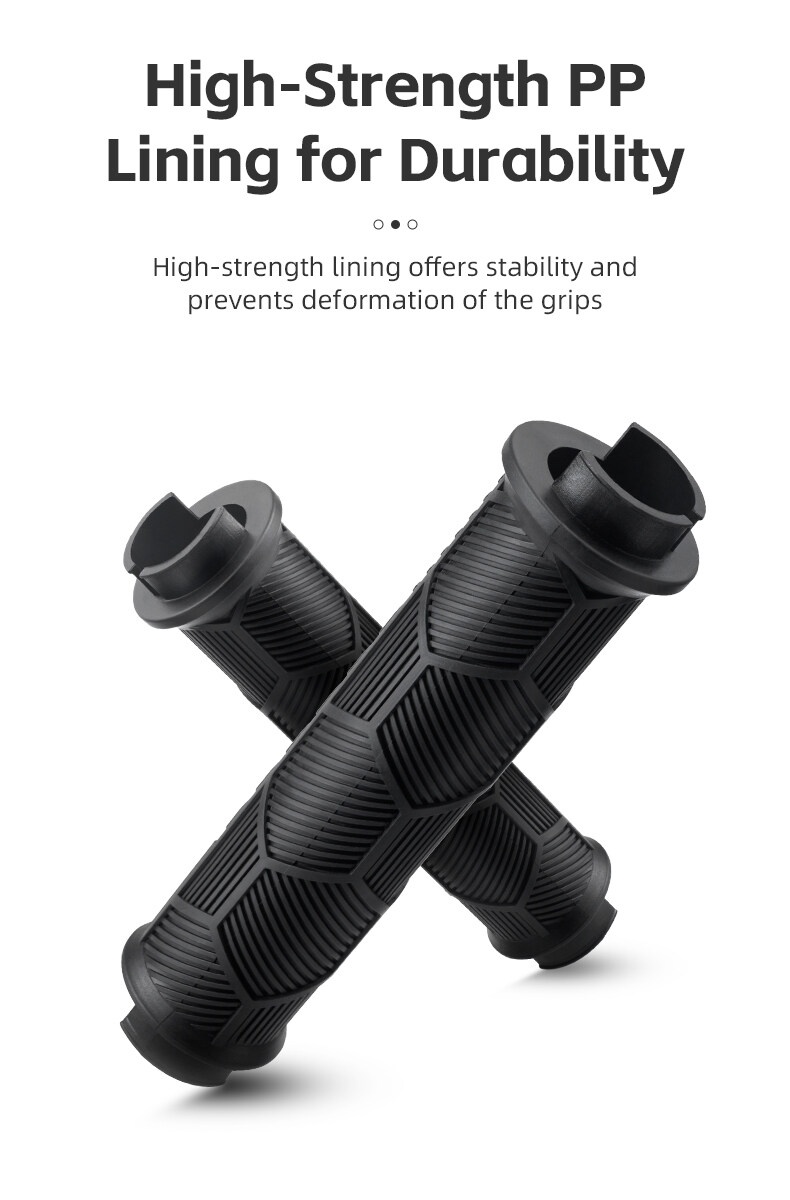 ROCKBROS Reflective Bicycle Handle Grip Shockproof Comfortable Mountain ...