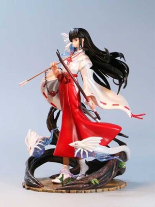 30 Cm Inuyasha Anime Figure Kikyo GK Statue Kiky Ō PVC Action Figure ...