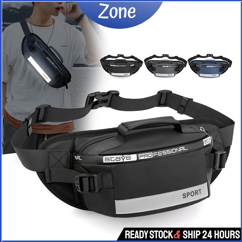 B56 Z-One Men chest bags Sling Bag Men's Shoulder Beg Lelaki Girl Waist ...