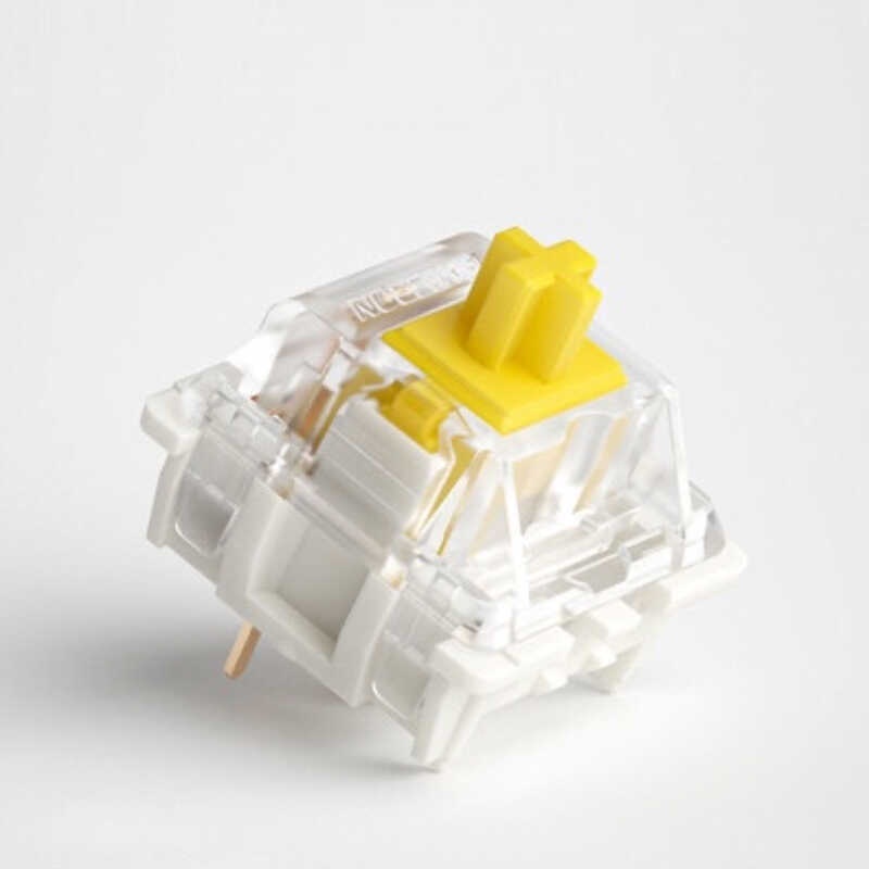Gateron-Pro Mechanical Keyboard - Yellow Switches, 3-Pin Linear Touch ...