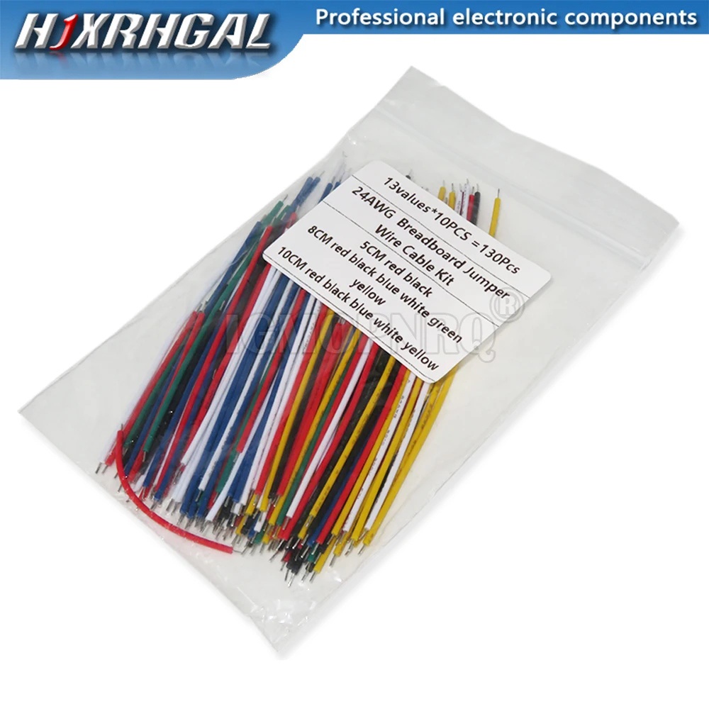 6-color PVC electronic wire 5cm 8cm 10cm 24AWG Breakboard jumper cable ...
