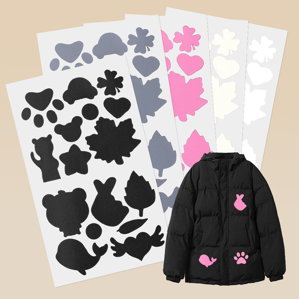DIY Self Adhesive Repair Stickers Waterproof Colorful Down Jacket Hole ...